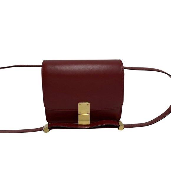 Celine | Bags | Celine Classic Box Small Leather Genuine Mini Shoulder ...
